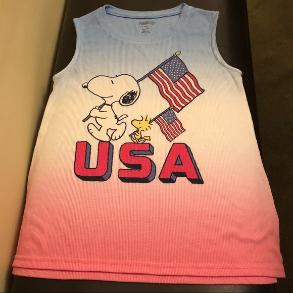 Peanuts | Shirts & Tops | Peanuts Snoopy Tank Top | Poshmark